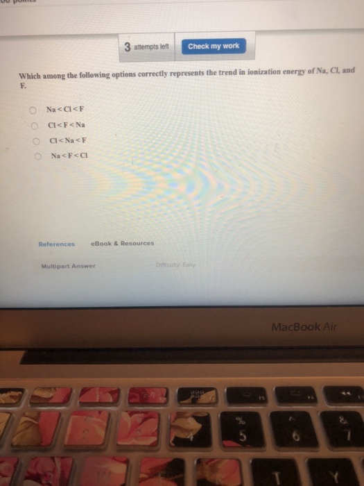 Solved 3 atempts left Check my work Which among the | Chegg.com