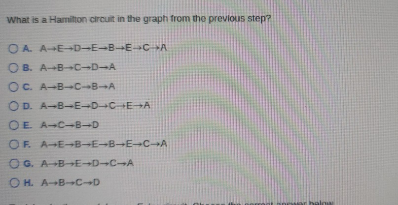 Solved Draw a graph that has a Hamilton circuit but no Euler | Chegg.com