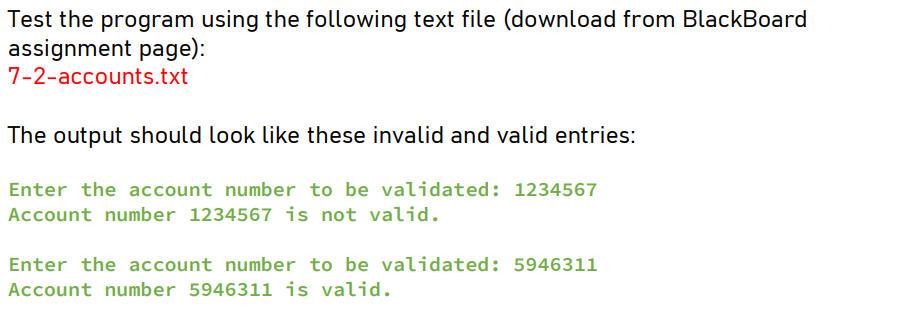 Solved #5 - Charge Account Validation-Save the file as | Chegg.com
