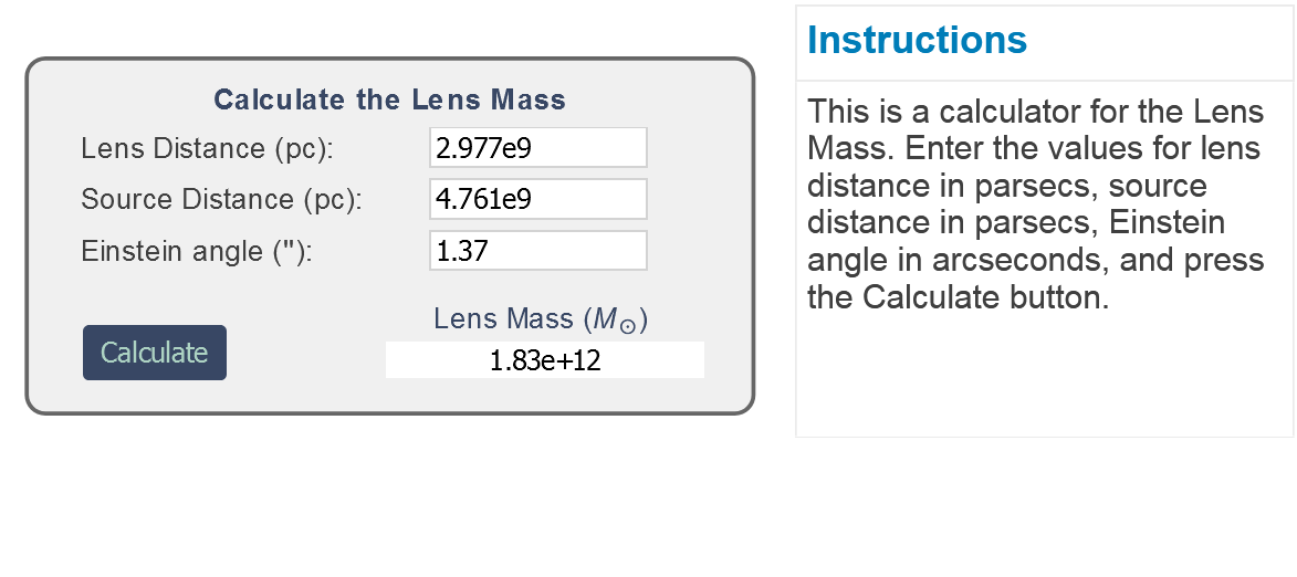 Solved 2) Distance Assessment (Redshift Calculator) 1. Set | Chegg.com