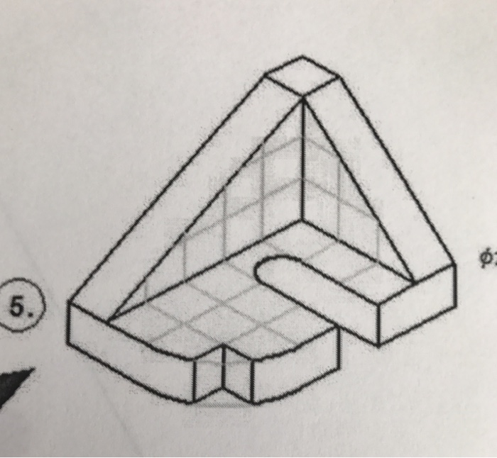 Solved Draw the main 3 views of the following object. Pay | Chegg.com Solved Draw the main 3 views of the following object. Pay | Chegg.com