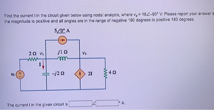 Solved Find the current I in the circuit given below using | Chegg.com