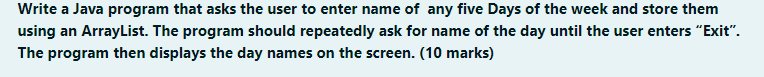 Solved Write a Java program that asks the user to enter name | Chegg.com