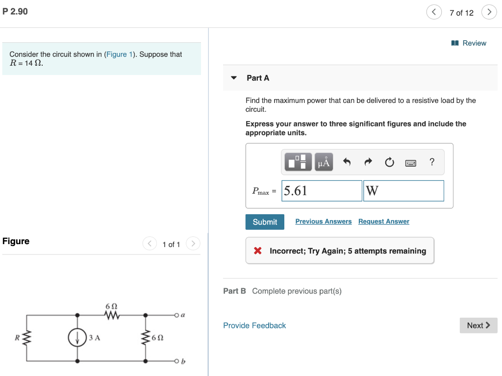 Solved P 2.81 - Enhanced - with Hints and Feedback ③ 2 of 12 | Chegg.com