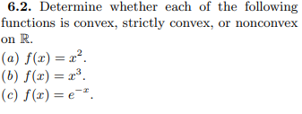 Solved 6.2. ﻿Determine whether each of the | Chegg.com