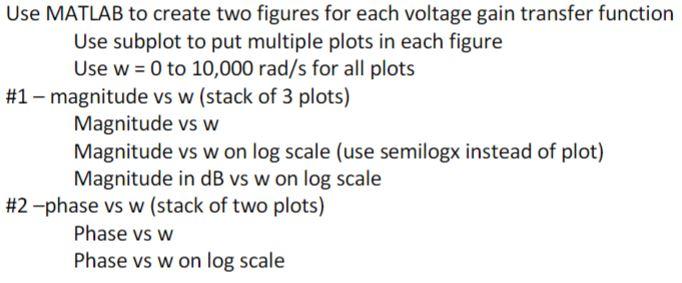 Solved Can Someone Write The Matlab Programs Detailed Below 