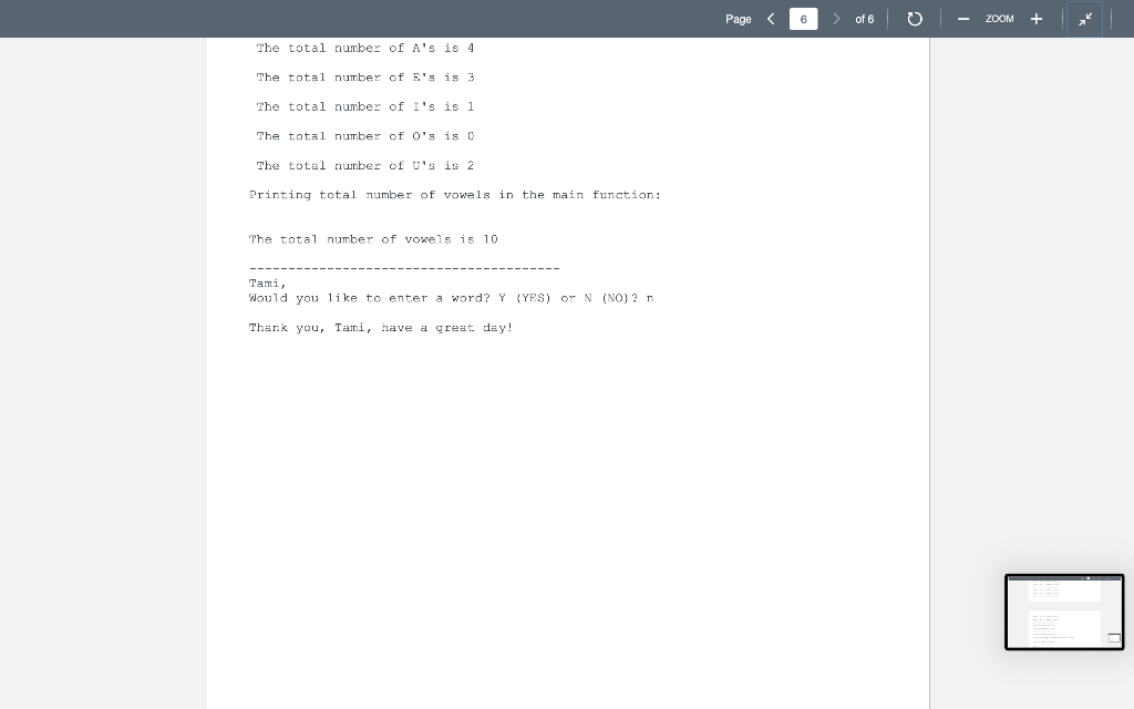 Solved Intro to Programming in C program 8 (larger program) | Chegg.com