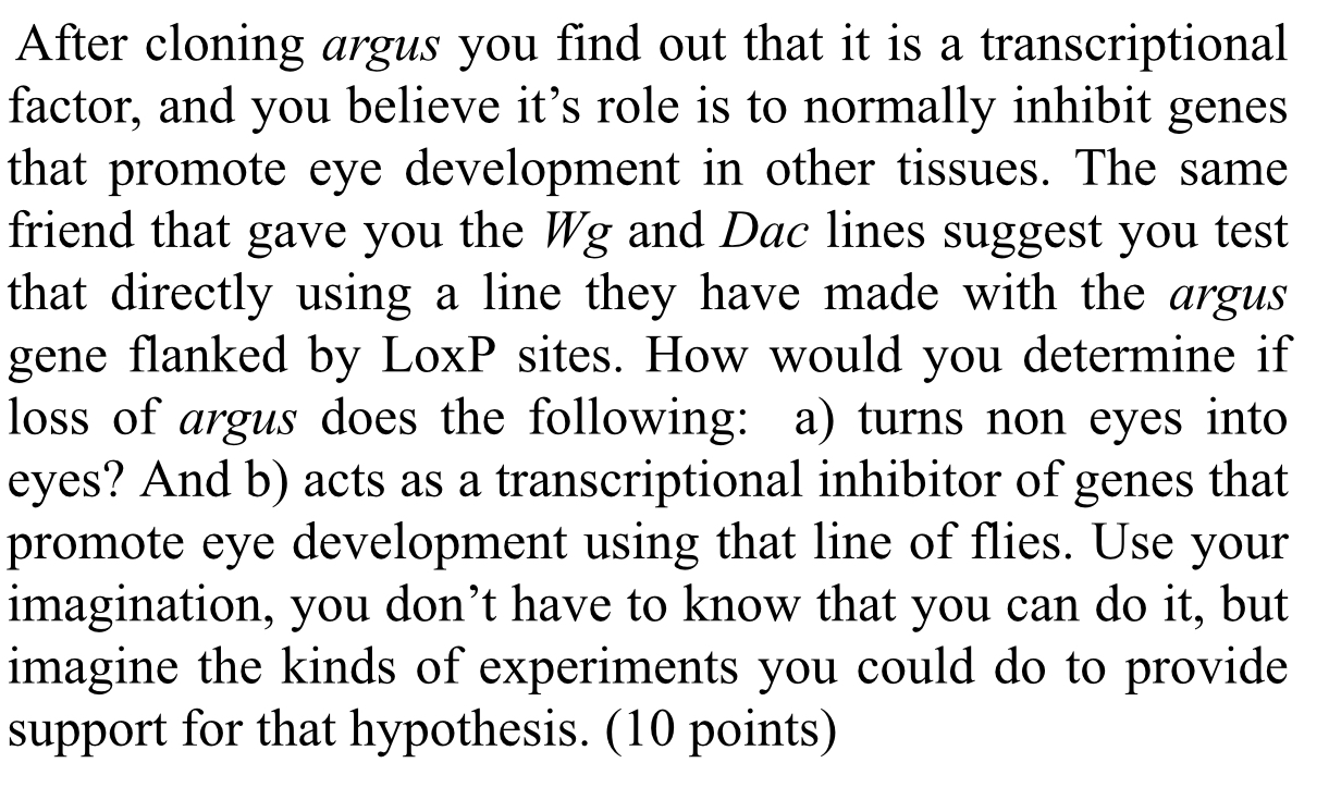 Solved After cloning argus you find out that it is a | Chegg.com