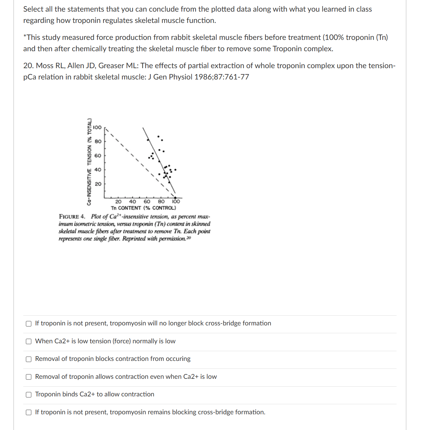 Solved Select all the statements that you can conclude from | Chegg.com