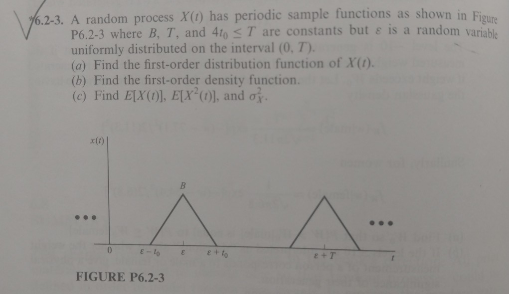 46.2-3. A random process X(t) has periodic sample | Chegg.com