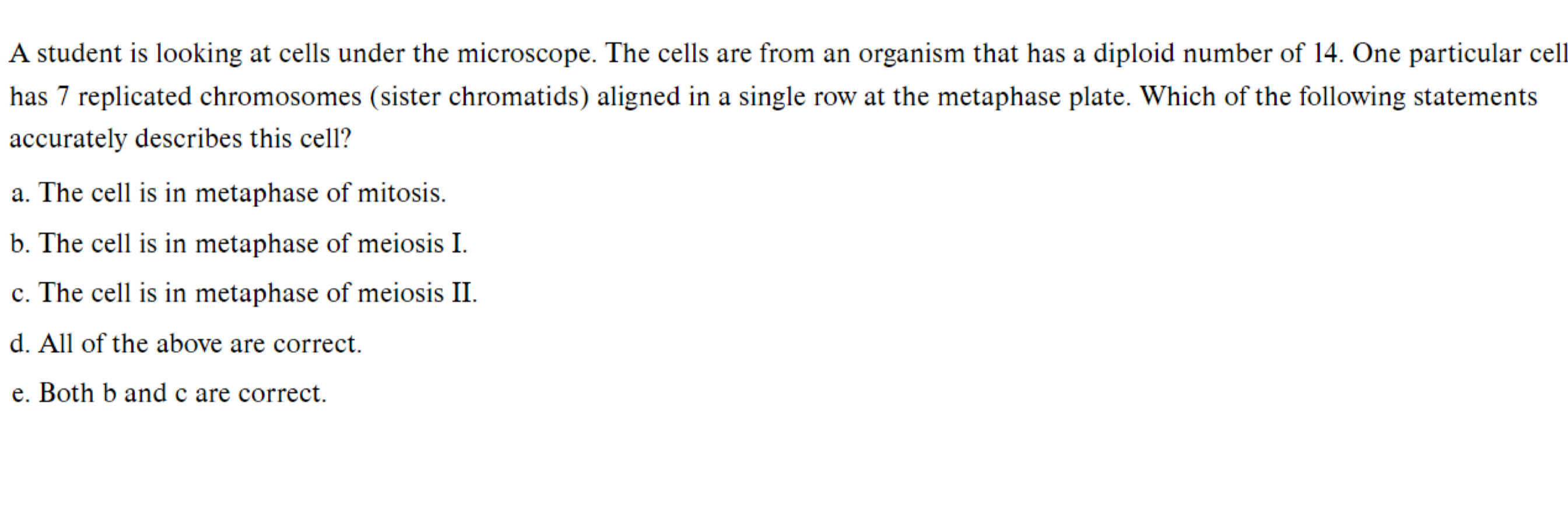 Solved A student is looking at cells under the microscope. | Chegg.com