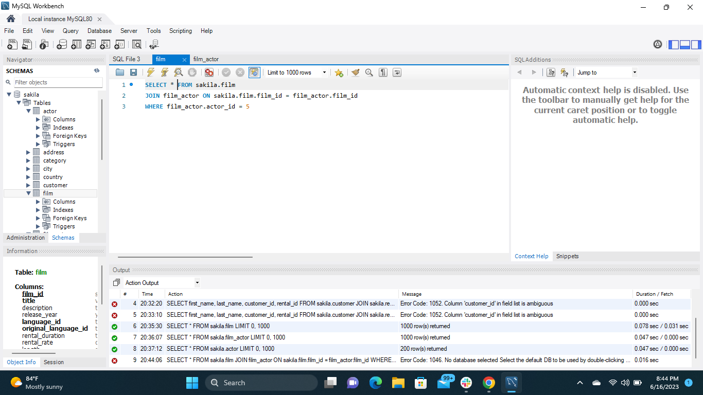 Solved Part 1 Each of the below queries will include at | Chegg.com