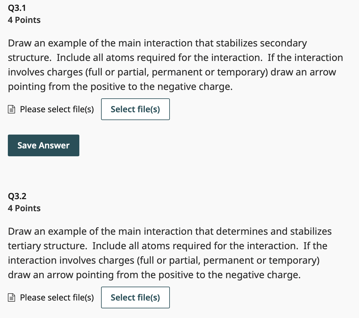 Draw an example of the main interaction that | Chegg.com