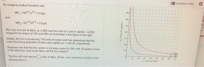 Solved Exercise 11 Question Help Suppose that a firm's | Chegg.com Solved Exercise 11 Question Help Suppose that a firm's | Chegg.com