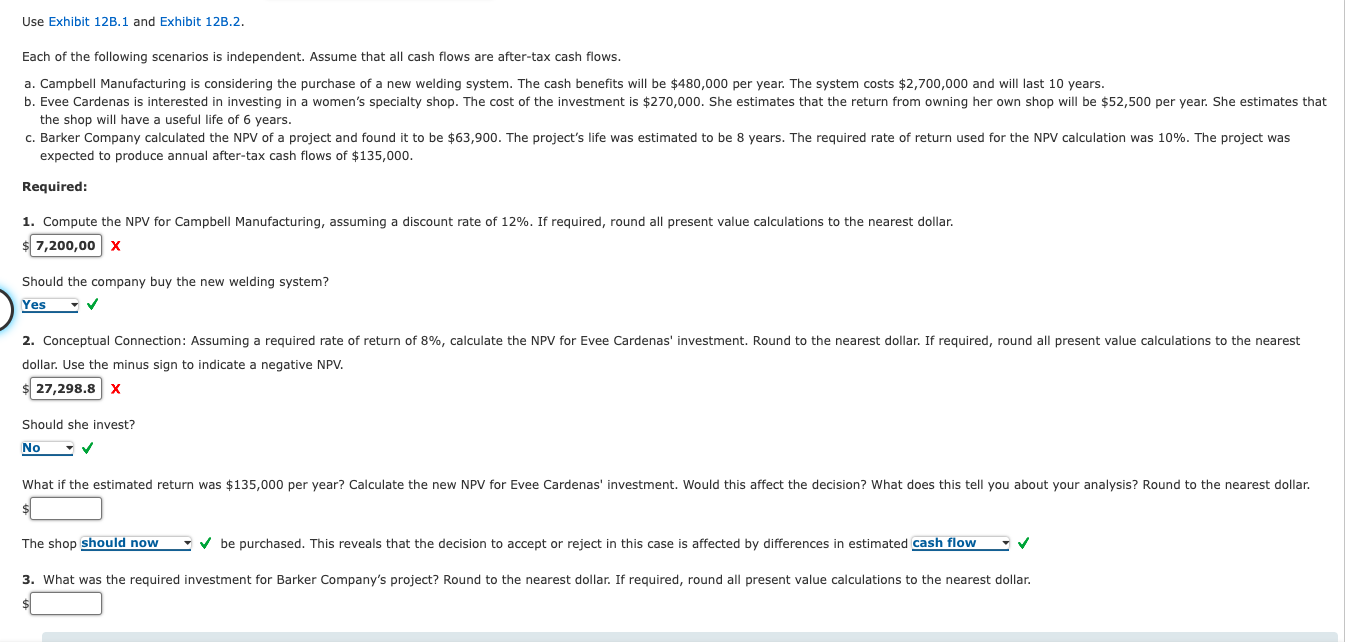 Solved Thank you for the help! This is all the information | Chegg.com