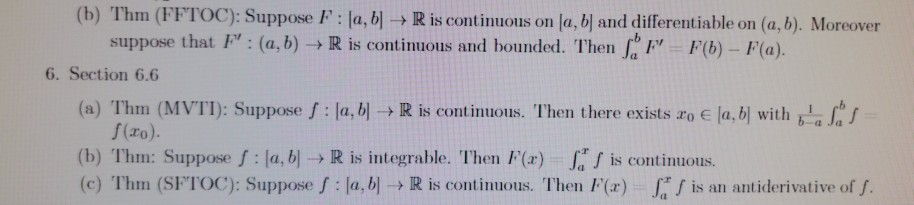 Solved (b) Thm (Rolle's Thm): Suppose that f a,bR is | Chegg.com