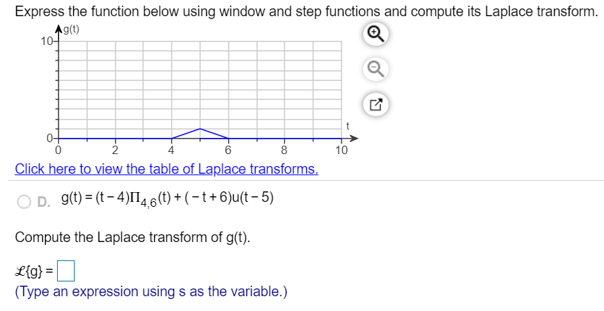 Solved Express the function below using window and step | Chegg.com