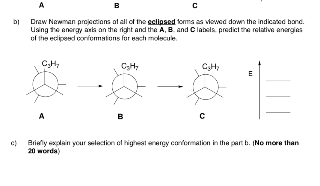 Solved 2. For molecule (3-methylhexane) given below, do the | Chegg.com