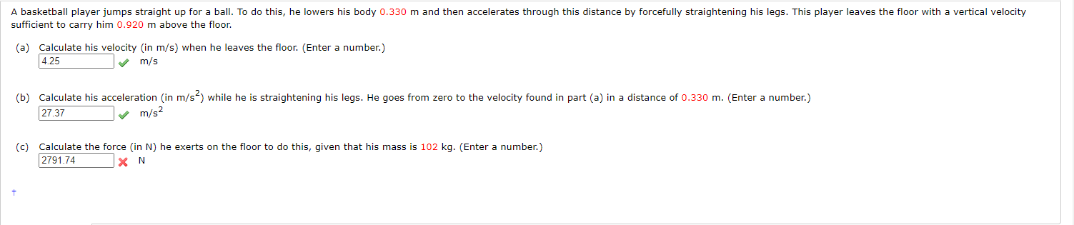 Solved I need help with part (c). For some reason my answer | Chegg.com
