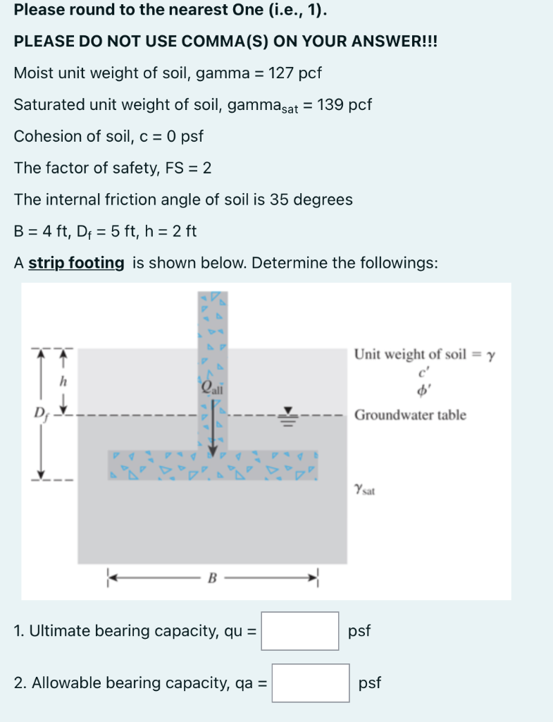 Solved Please round to the nearest One (i.e., 1). PLEASE DO | Chegg.com
