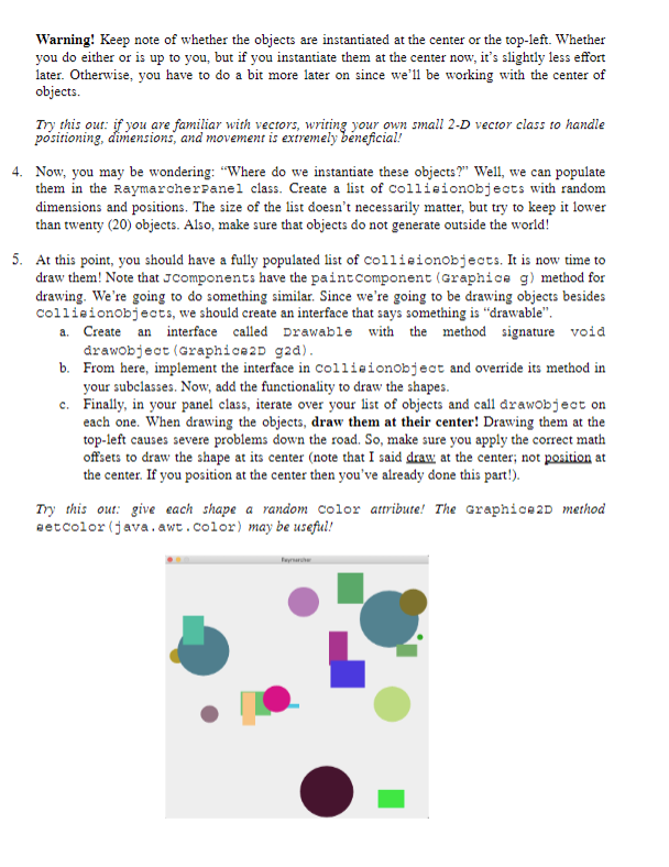 Assignment 8 - Raymarching Objective: By the end of | Chegg.com