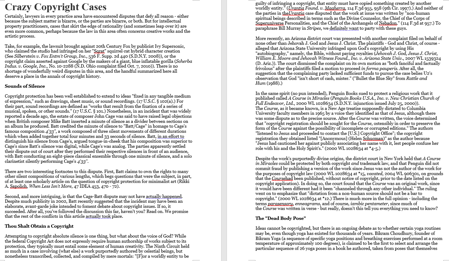 Please read the following case, pick one of the cases | Chegg.com