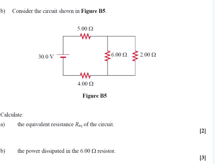 Solved a) In the circuit shown in Figure B4, the current Iz | Chegg.com