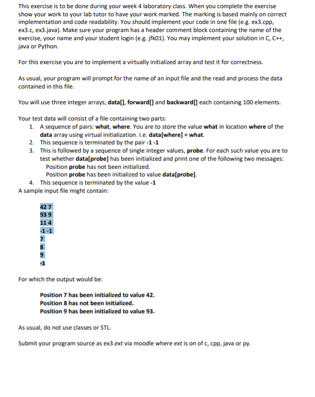 Solved pls answer in java 42 7 93 9 11 4 ‐1 ‐1 7 8 9 | Chegg.com
