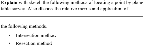 Solved Explain with sketch the following methods of locating | Chegg.com