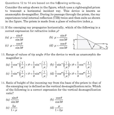 Solved Questions 12 to 14 are based on the following | Chegg.com