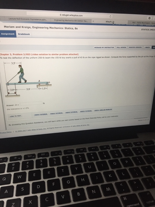 Engineering Mechanics 8th Edition Meriam and Kraige, | Chegg.com