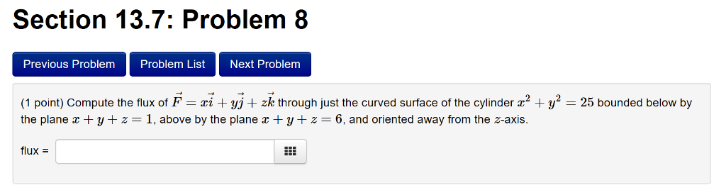 Solved Section 13 7 Problem8 Previous Problem Problem