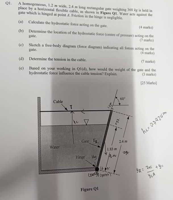 Solved A homogeneous, 1.2 m wide, 2.4 m long rectangular | Chegg.com