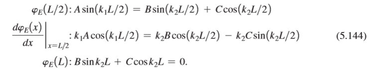 Solved 5.28 Solve the boundary condition equations (5.144) | Chegg.com