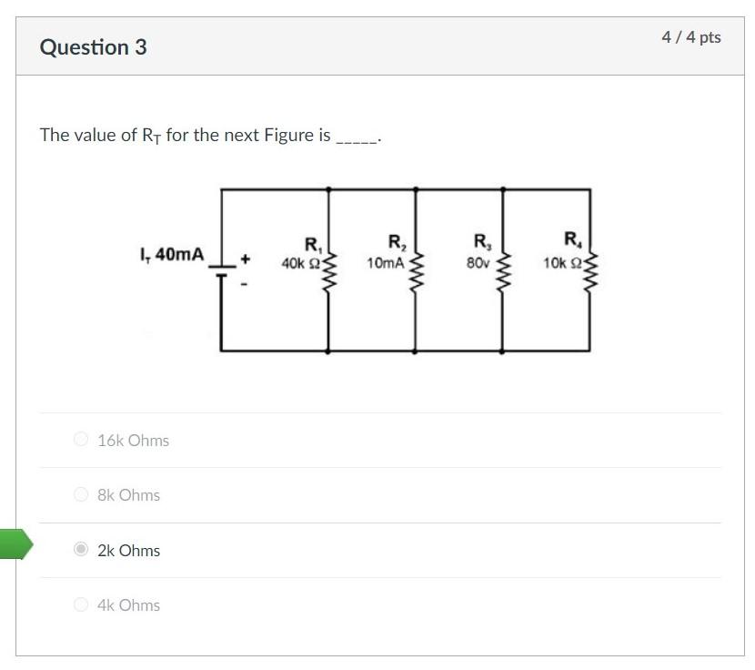 Solved The value of Rt for the next figure is _____. Can | Chegg.com