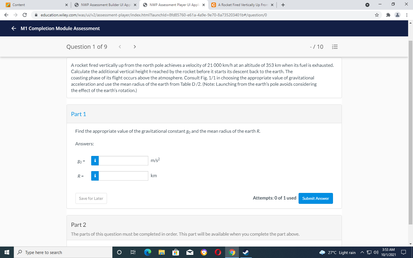 Solved Content NWP Assessment Builder Ul App X NWP | Chegg.com