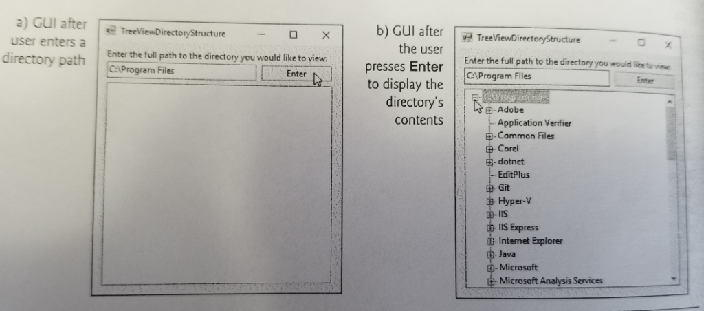 Solved You are required to use the TreeView control and | Chegg.com
