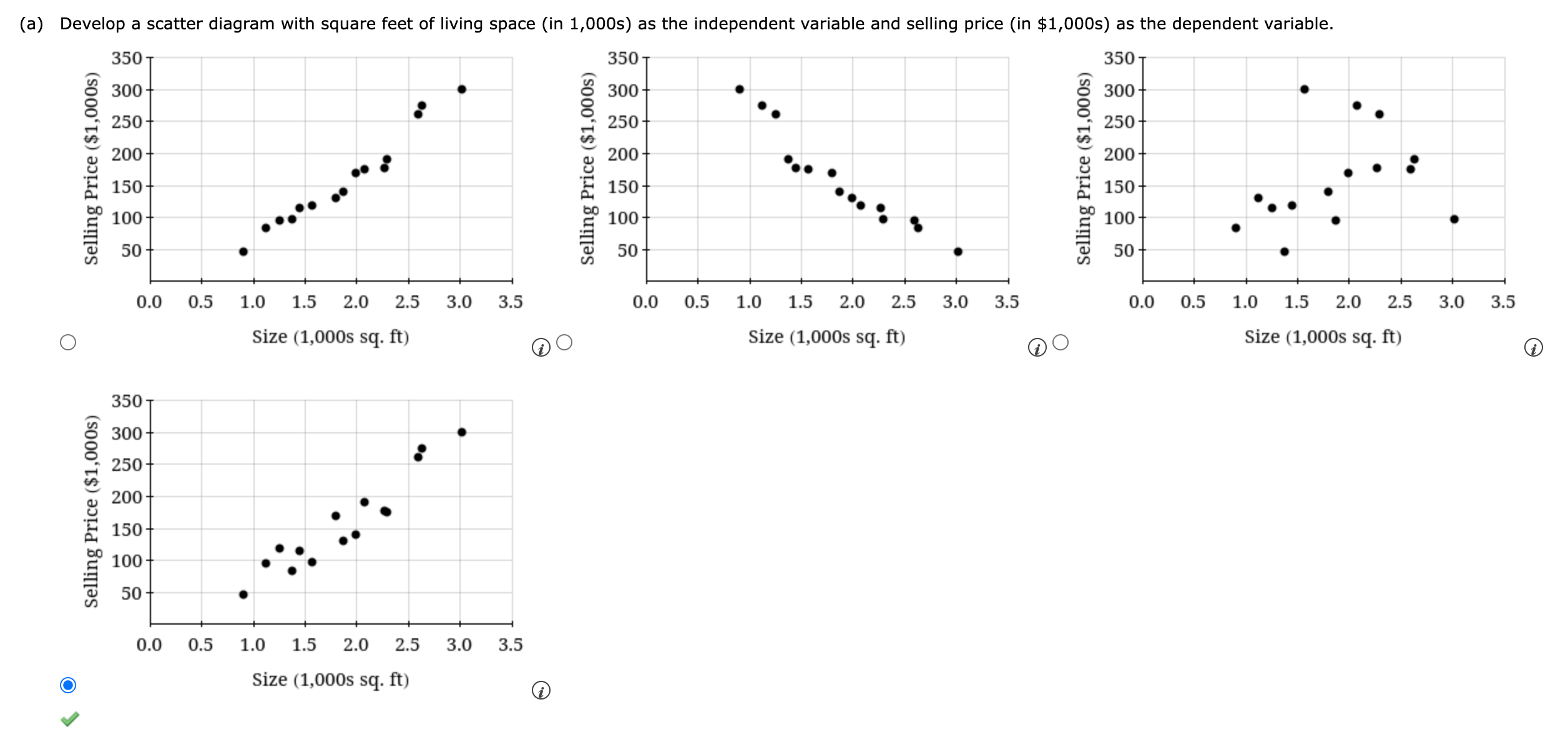 Solved \begin{tabular}{|c|c|} \hline \begin{tabular}{c} Size | Chegg.com
