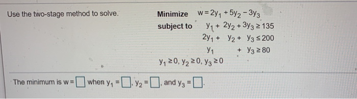 Solved two stage simplex method please help with steps. i | Chegg.com