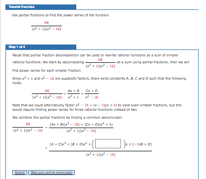 Solved Tutorial Ease Use partial tractions to find the power | Chegg.com