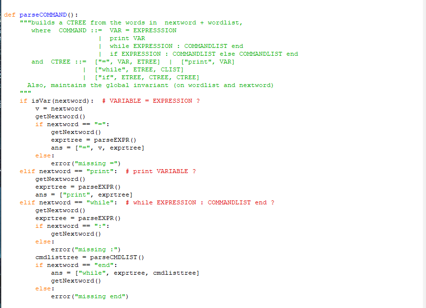 Solved # TODO # complete this part of the code here # elif | Chegg.com