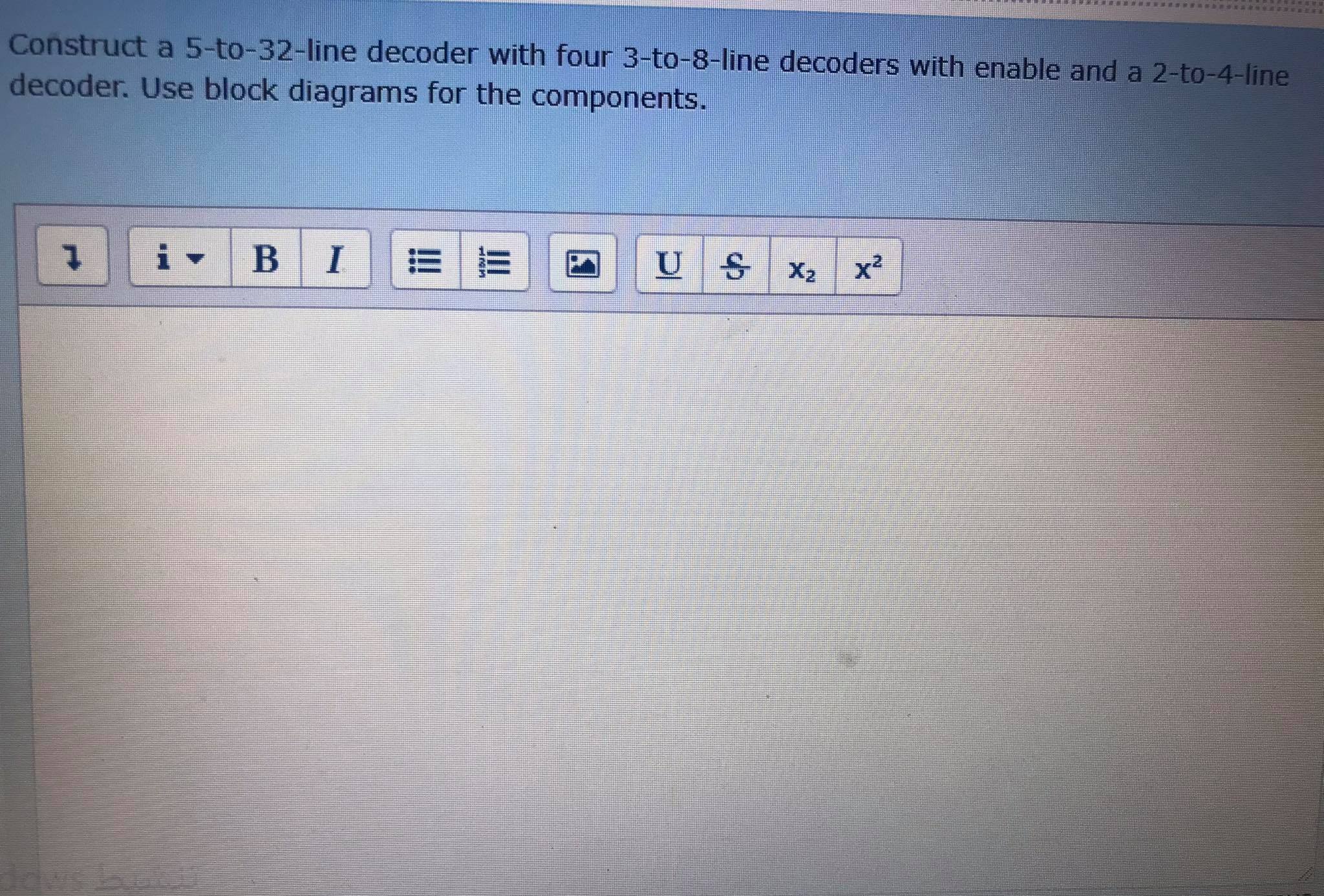 Solved Construct A 5 To 32 Line Decoder With Four 