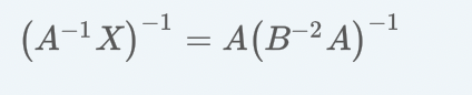 Solved -1 -1 (A-1x)^2 = A(B-2 A) ? | Chegg.com
