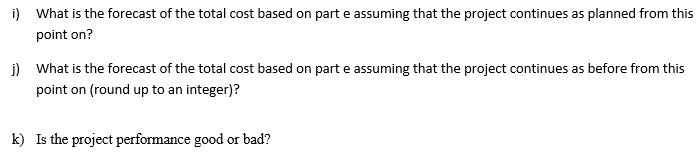 B с D 2 4 2. The project manager has prepared a plan | Chegg.com