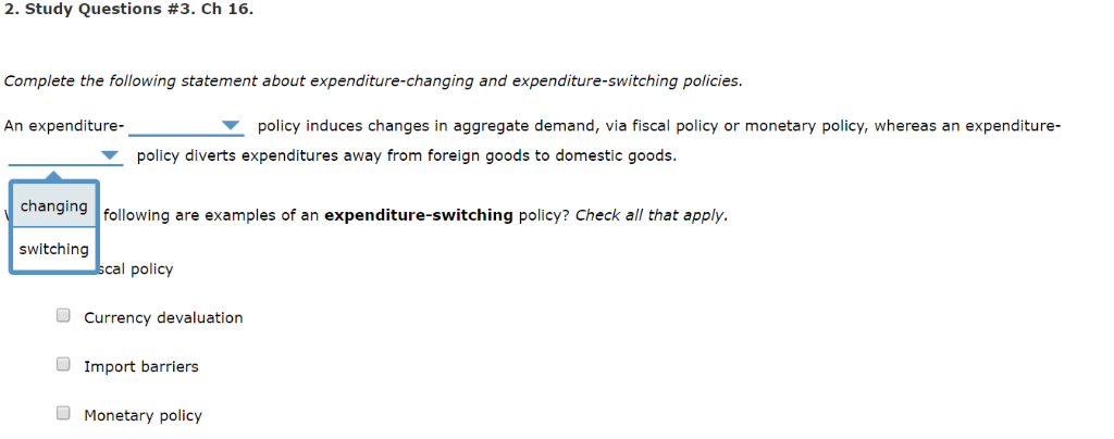 Solved 2. Study Questions #3. Ch 16. Complete the following | Chegg.com