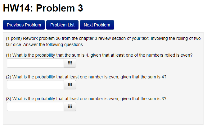 Solved Hw14 Problem 3 Previous Problem Problem List Next 5963