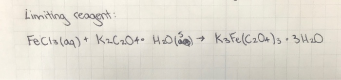 Solved balance this reaction and find the limiting reagent. | Chegg.com