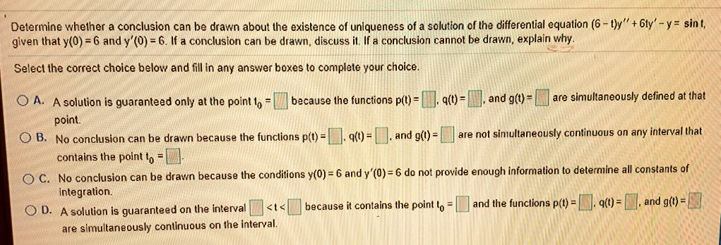 Solved Determine whether a conclusion can be drawn about the | Chegg.com