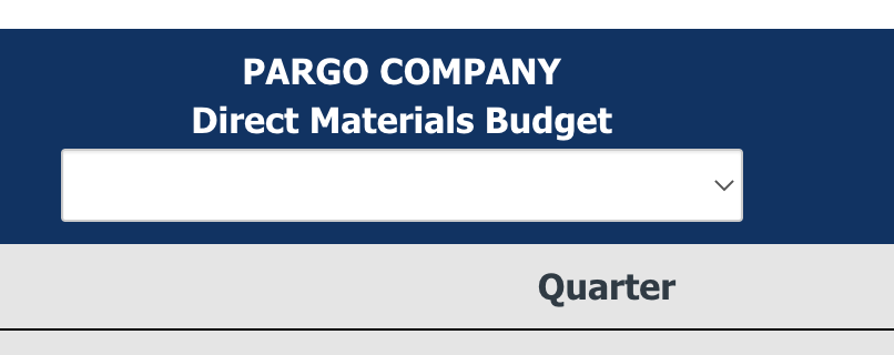 Solved Current Attempt in Progress Pargo Company is | Chegg.com