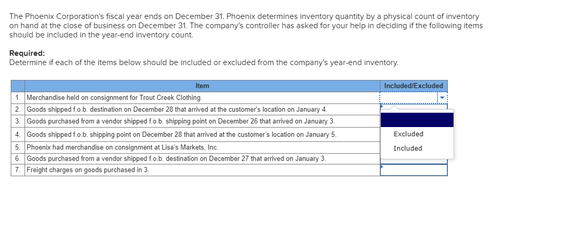 Solved The Phoenix Corporation's fiscal year ends on | Chegg.com